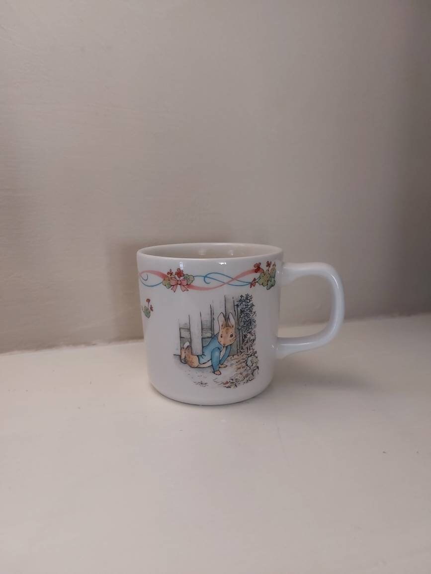 Vintage Wedgwood Peter Rabbit Beatrix Potter Christening Mug. - Etsy