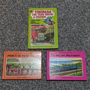 Vintage Set Thomas the Tank Engine Collection of X3 Children's Books - Etsy
