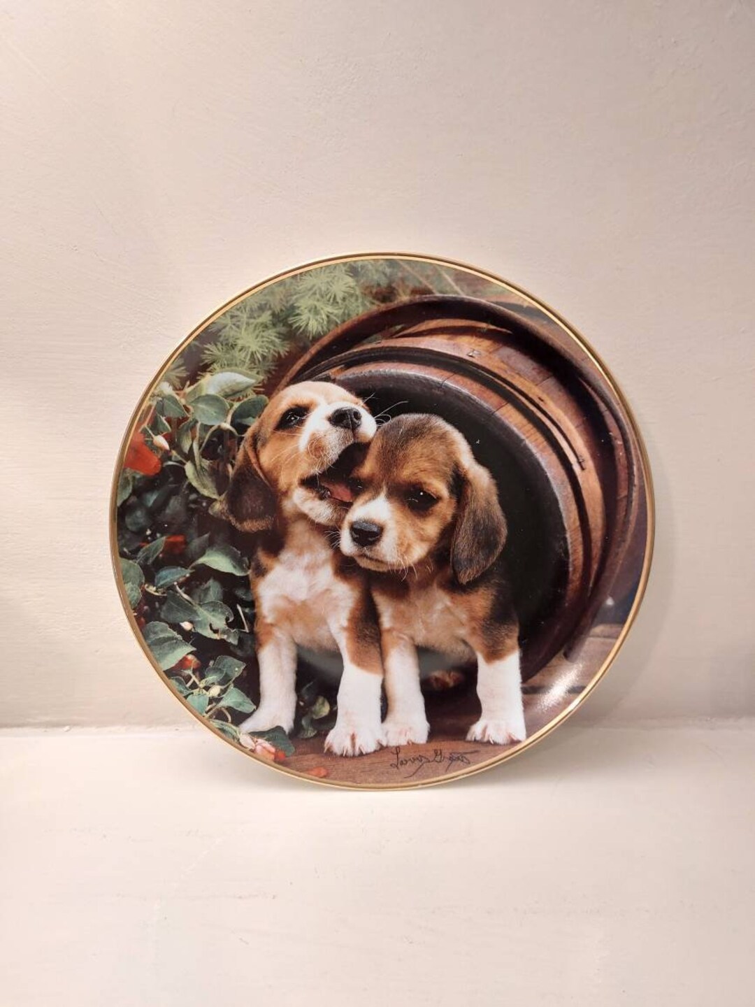 Vintage the Franklin Mint Beagle O Barrells 8 Limited Edition Picture ...