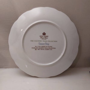 Vintage Royal Albert the Country Walk Collection Summer Song 8 Picture ...