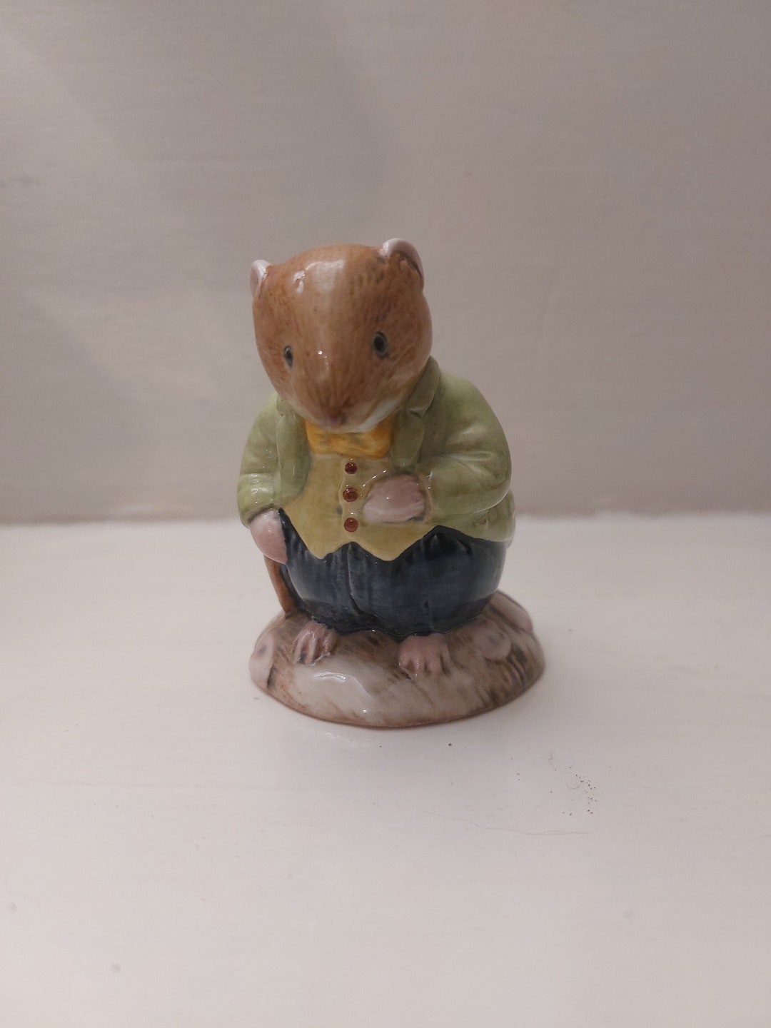 Vintage Royal Doulton Brambly Hedge by Jill Barklem Old Vole Figurine ...