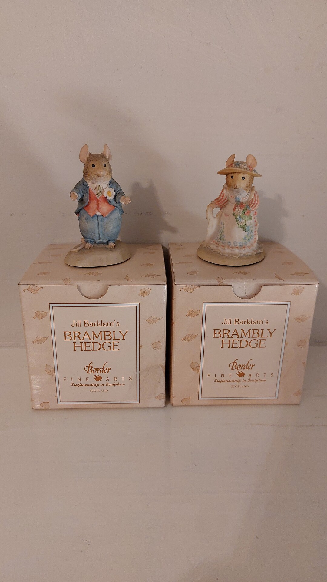 Vintage Brambly Hedge Border Fine Arts Poppy Eyebright and Dusty ...