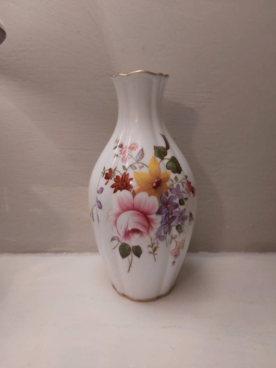 Vintage Royal Crown Derby Vase Derby Poses - Etsy