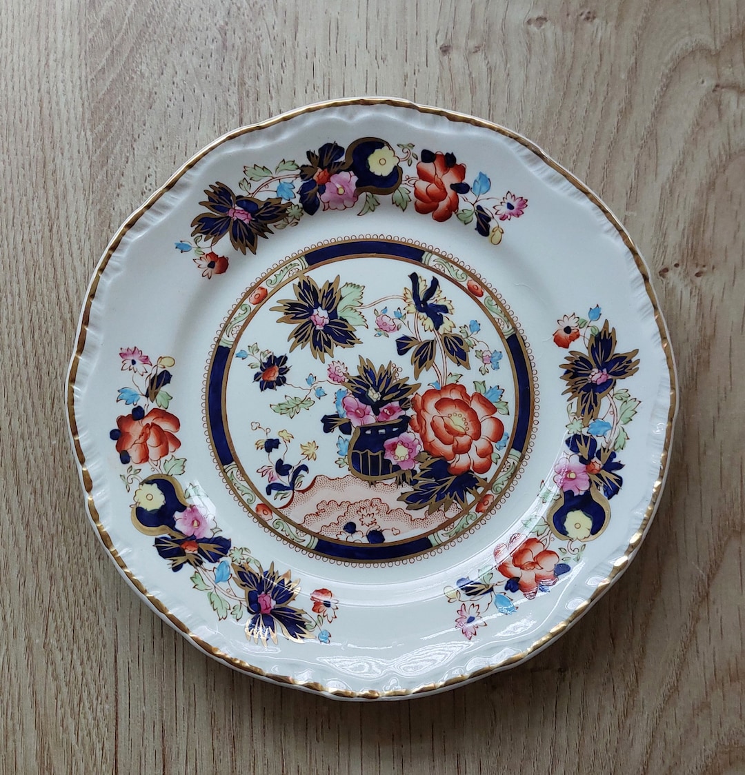 Vintage Masons Ironstone Mandarin Plate - Etsy