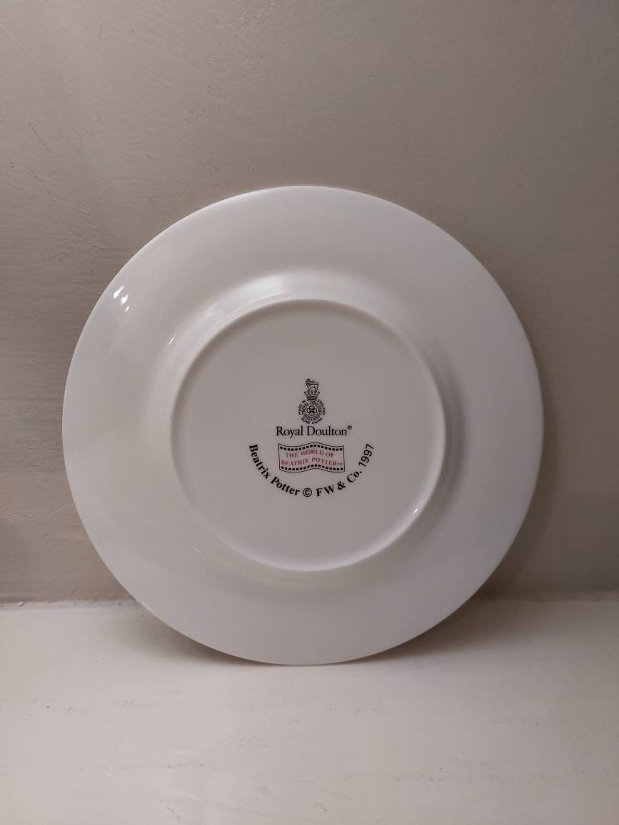 Vintage Royal Doulton Beatrix Potter Jemima Puddleduck 8 Picture Plate ...