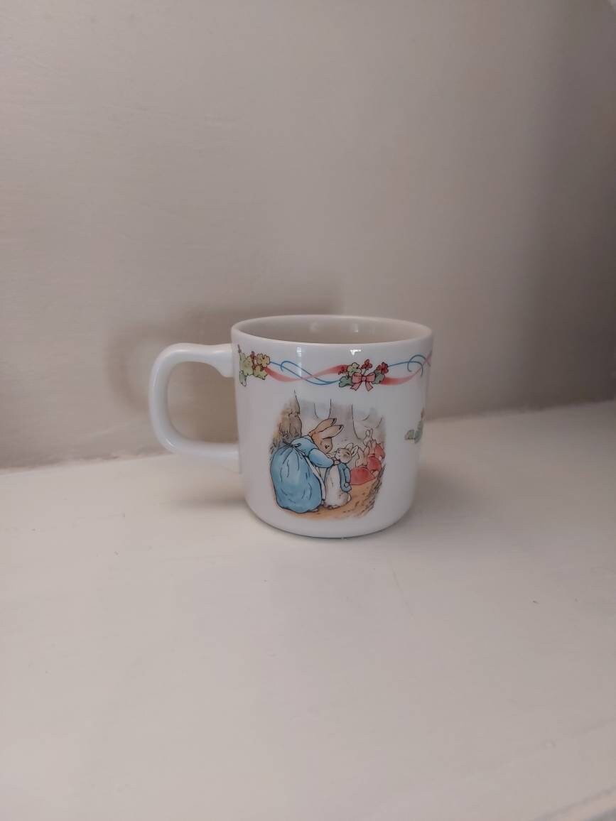 Vintage Wedgwood Peter Rabbit Beatrix Potter Christening Mug. - Etsy