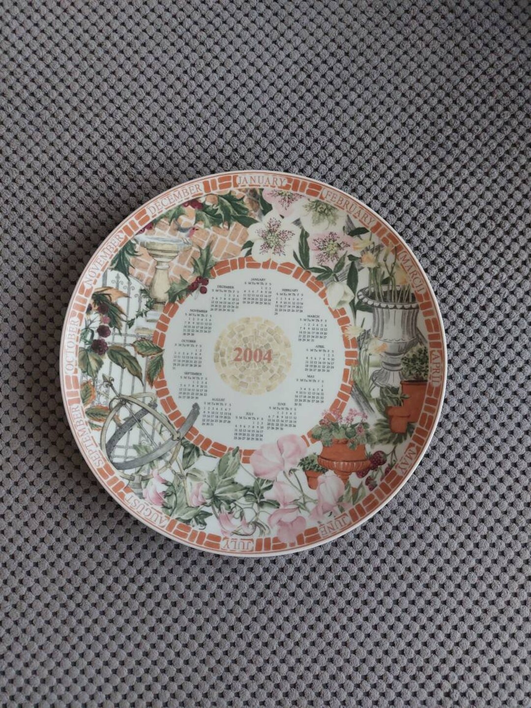 Vintage Wedgwood Calender Plate. - Etsy