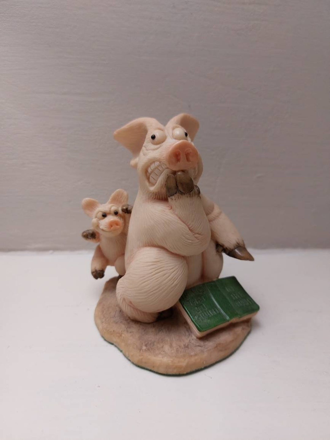 Vintage Piggin Collectors Club Piece 1998 Piggin Scared - Etsy