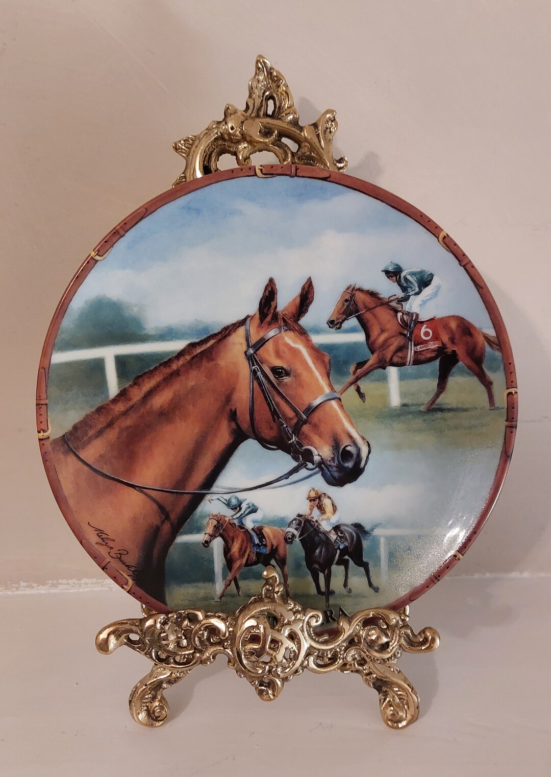 Vintage Royal Worcester for Danbury Mint the Great Racehorses ...