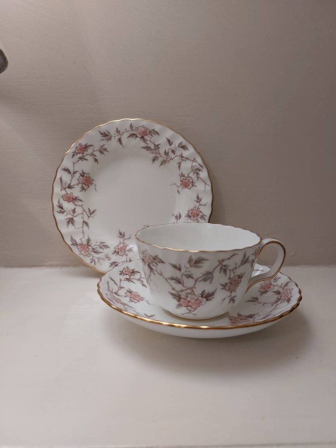 Vintage Minton Suzanne Trio Including Cup Saucer and 6 Tea Plate. - Etsy
