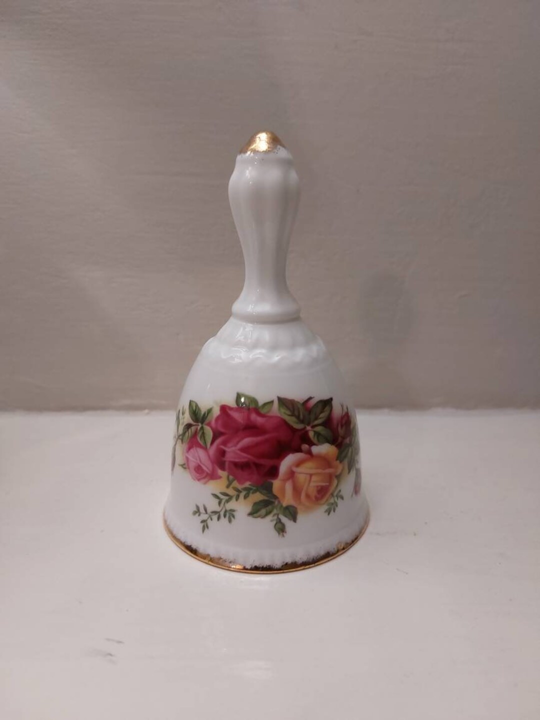 Vintage Royal Albert Old Country Roses Bell - Etsy