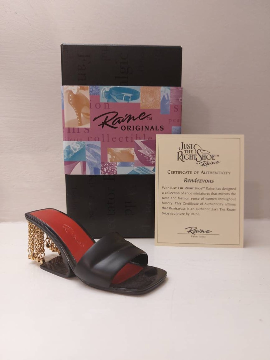 Vintage Just the Right Shoe by Raine Rendezvous - Etsy