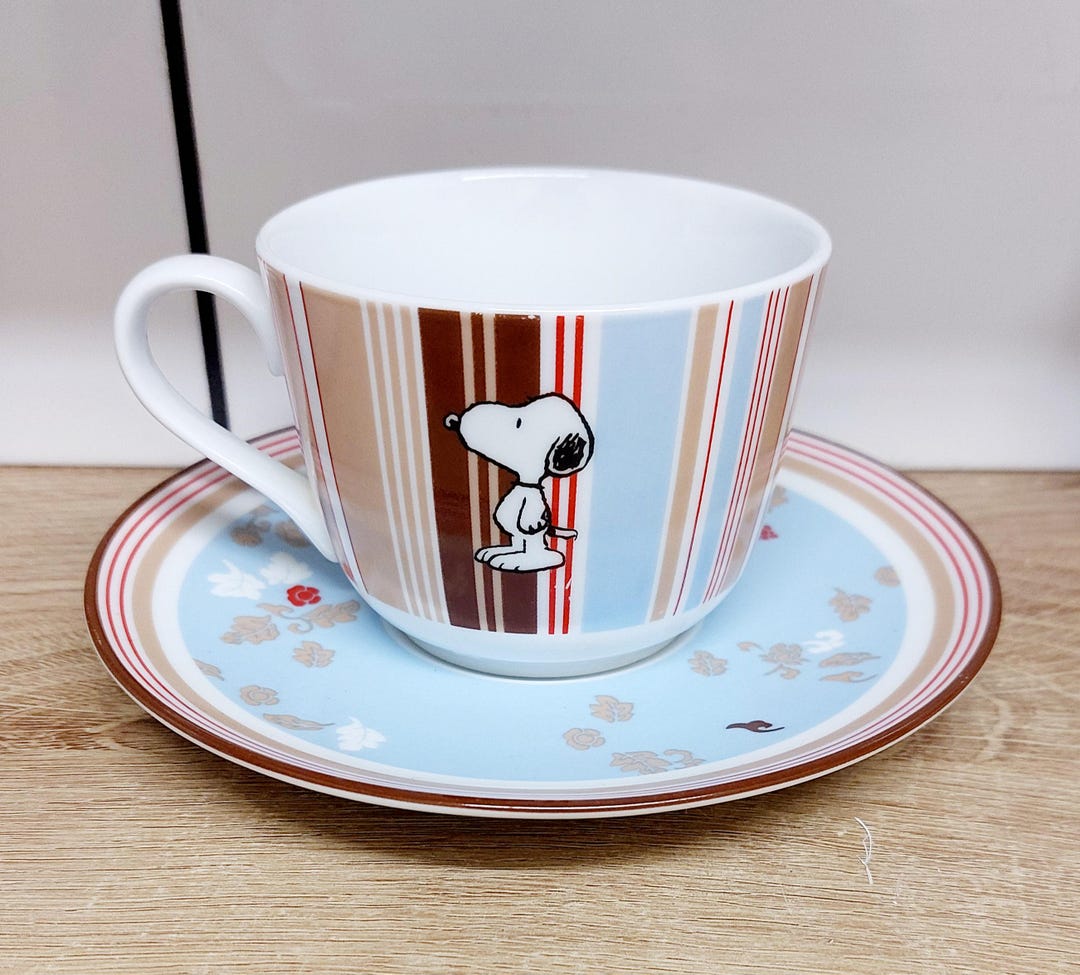 Vintage Snoopy Peanuts X1 Tea Cup and Saucer Set. - Etsy