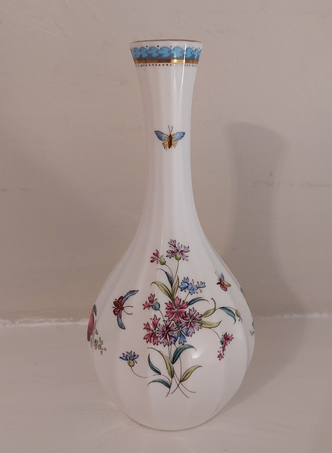 Vintage Spode Trapnell Bud Vase 7.5 - Etsy