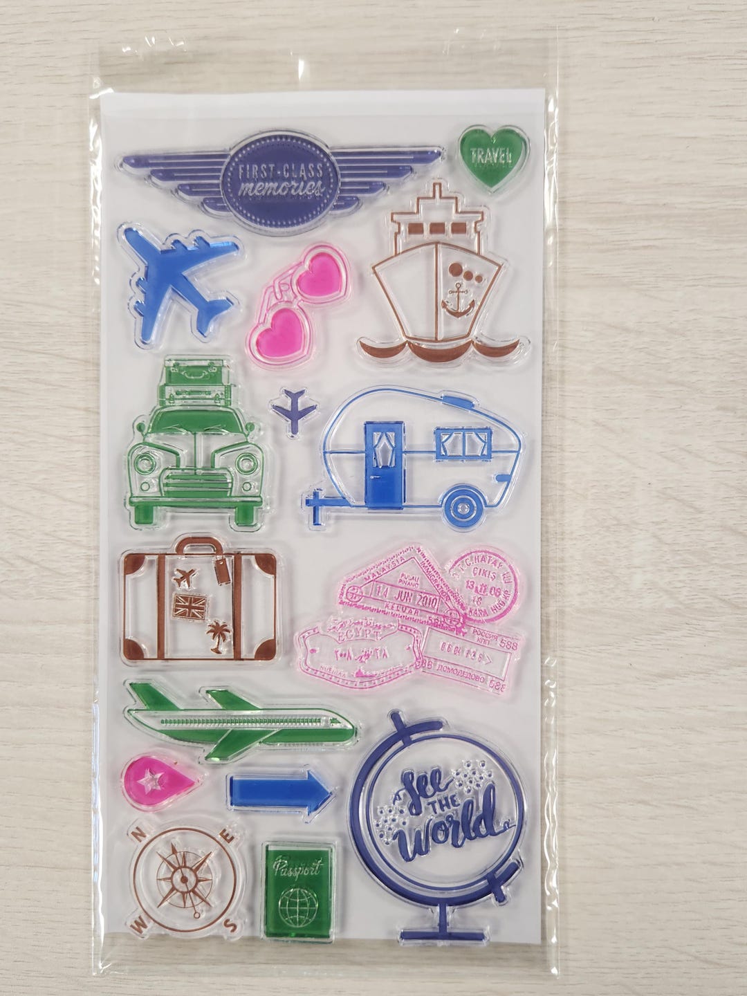 Clear Stamp Sheet , Pick One Transparent Stamp Set, Card Making ...