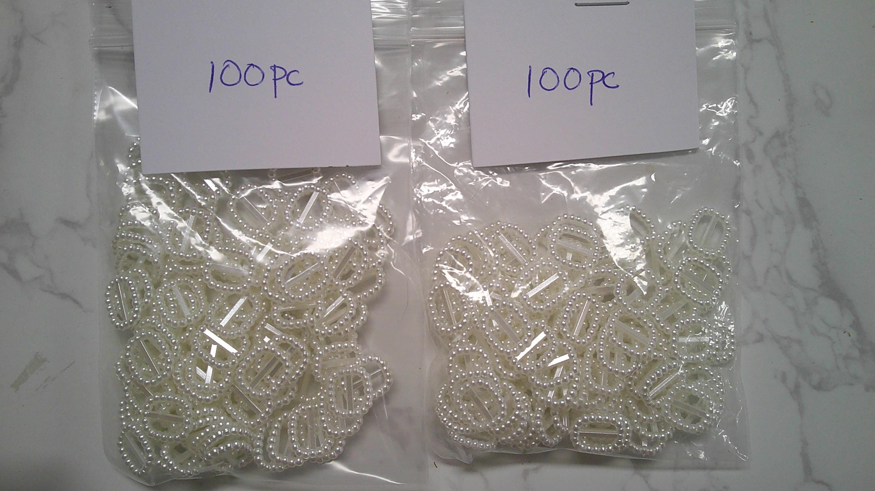 Assorted Craft Supplies, Square Buckle Invitation Ribbon Slider, Pearls ...