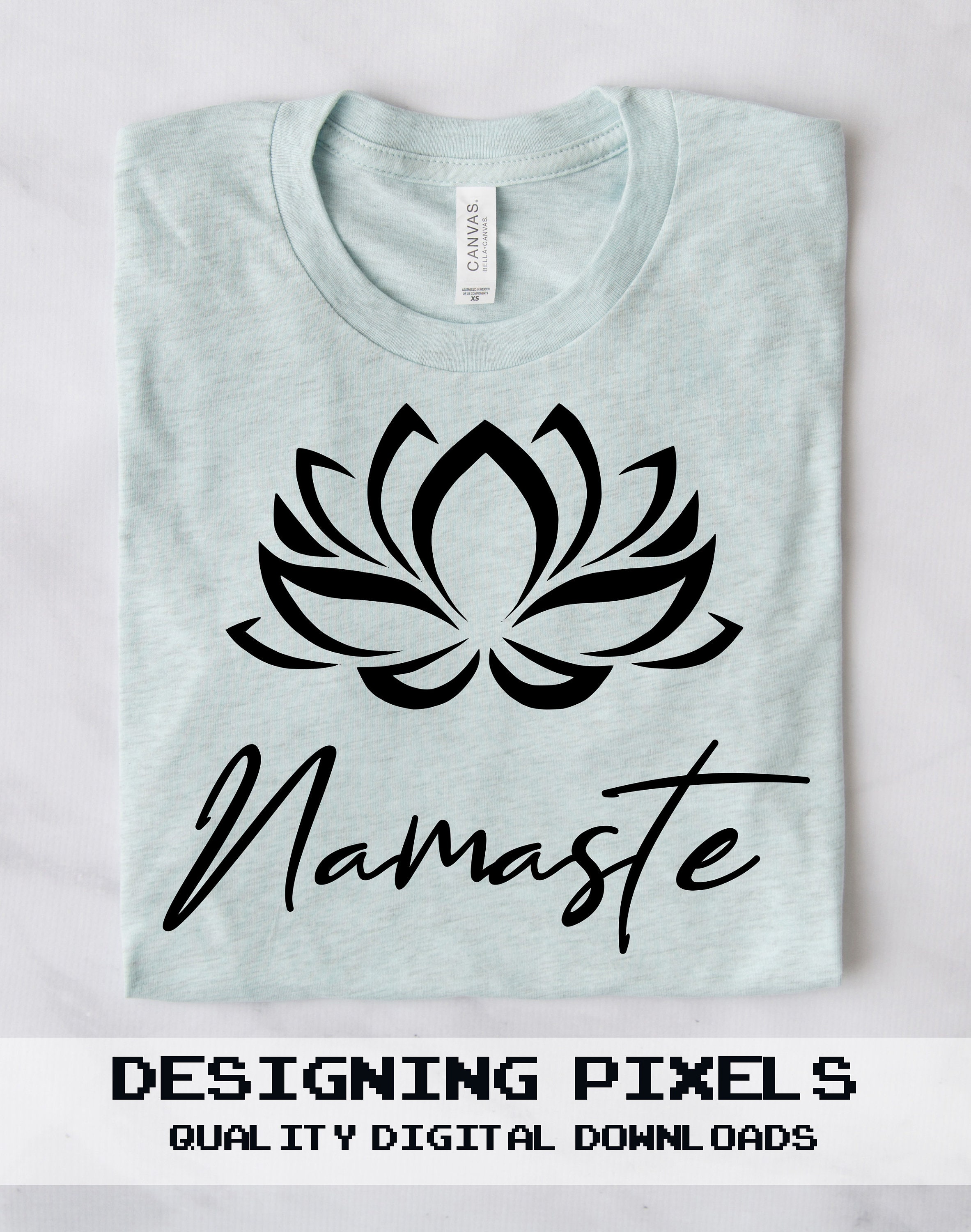 Namaste SVG, Yoga SVG, Namaste Shirt Svg, Namaste Sign Svg, Positive ...
