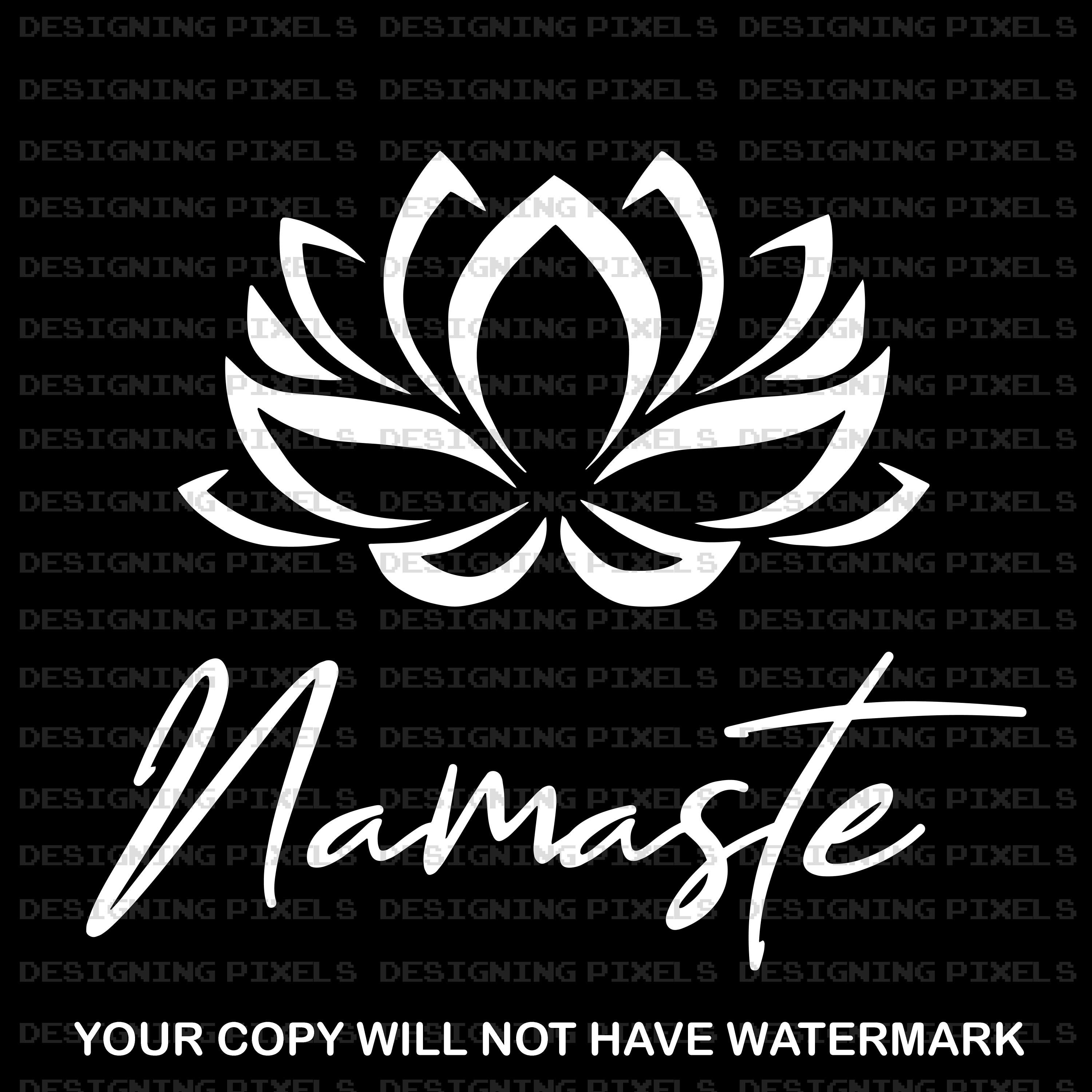 Namaste SVG, Yoga SVG, Namaste Shirt Svg, Namaste Sign Svg, Positive ...