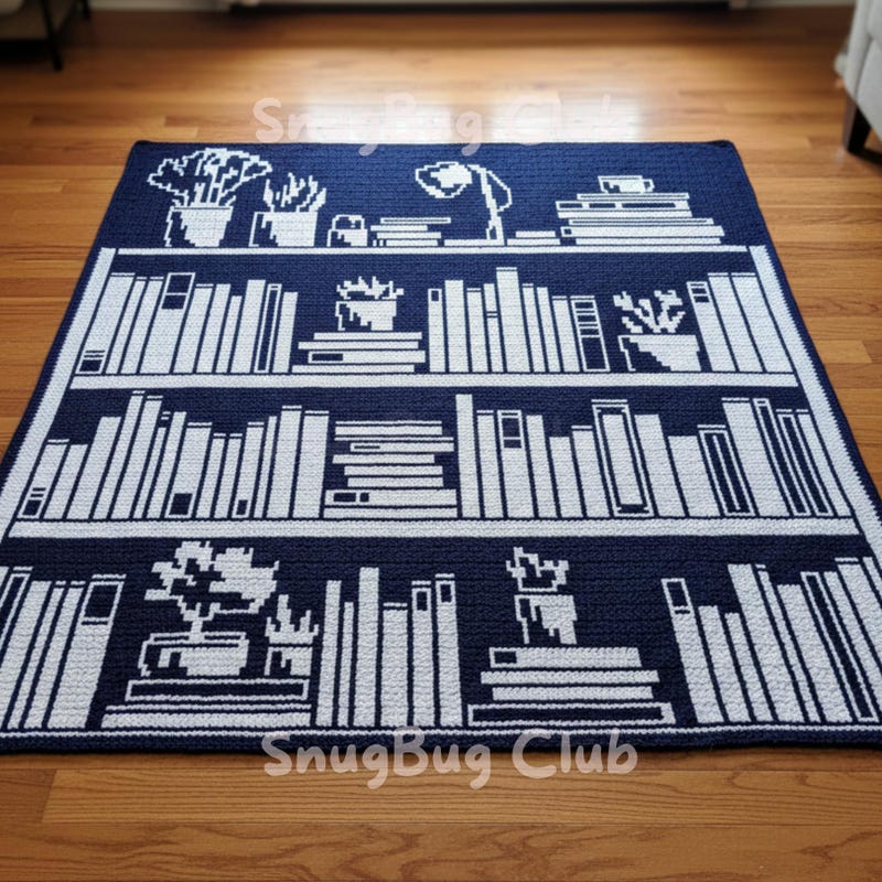 Crochet Bookcase Patterns - Etsy