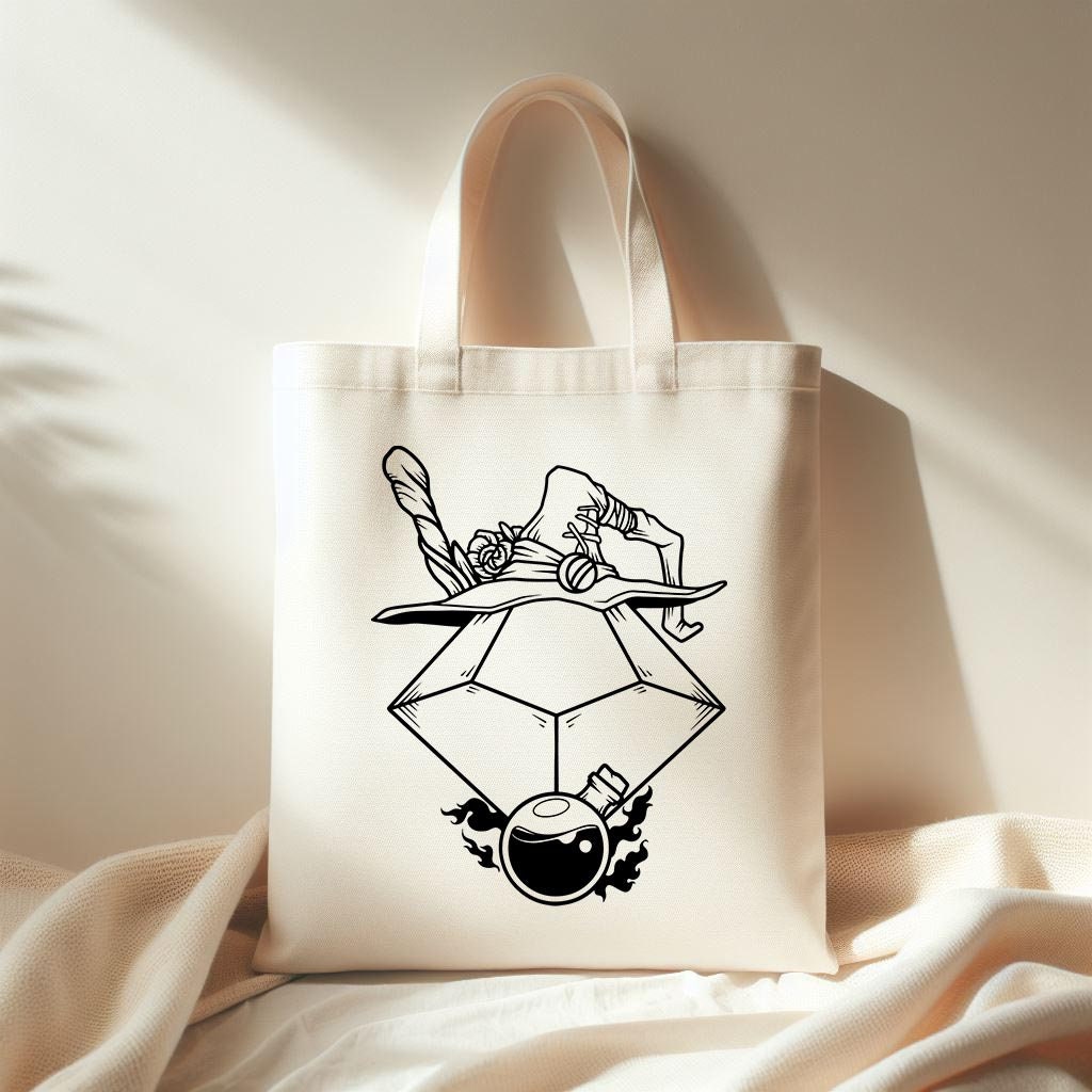 Dnd Dice Hand Embroidery Pattern , Wizard Class Embroidery PDF Pattern ...