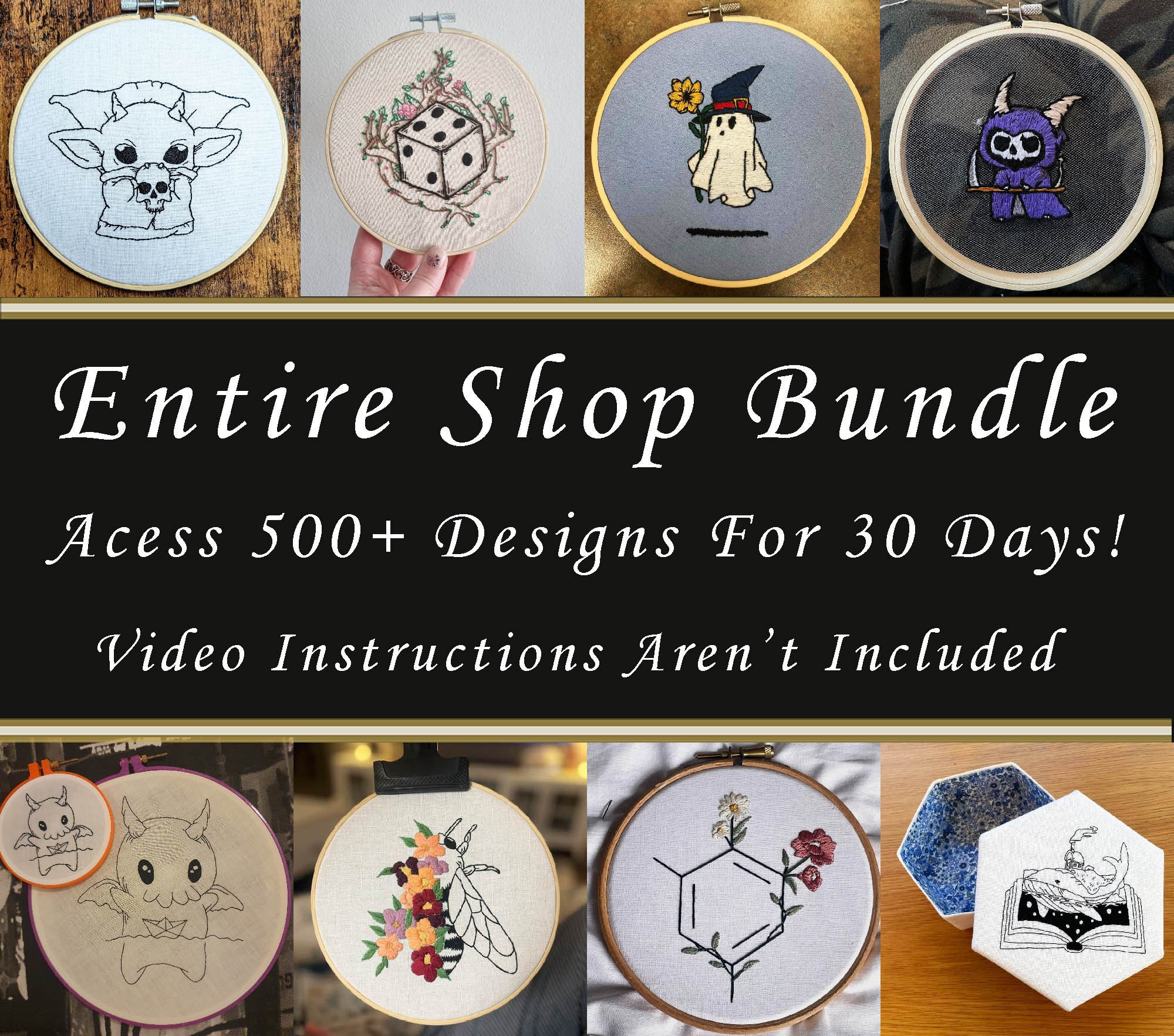 Dnd Dice Hand Embroidery Pattern , Warrior Class Embroidery PDF Pattern ...