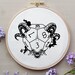 Dnd Dice Hand Embroidery Pattern , Demon Embroidery PDF Pattern for ...