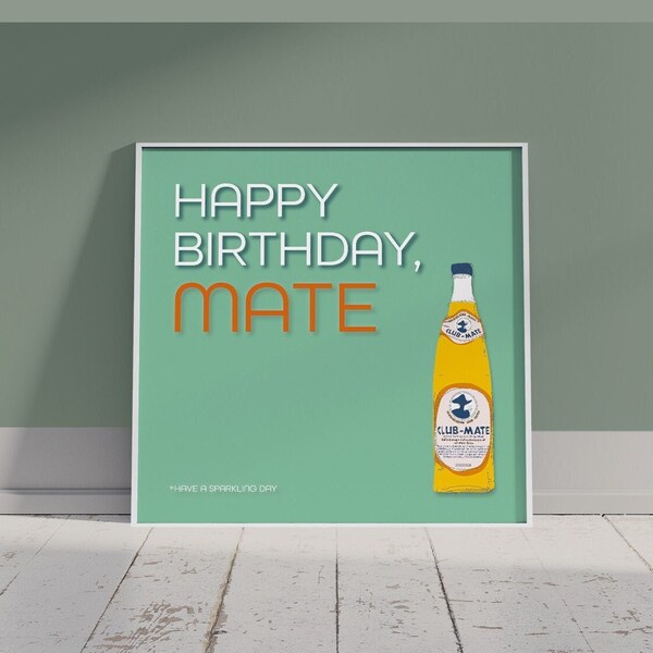 Happy Birthday Mate - Etsy