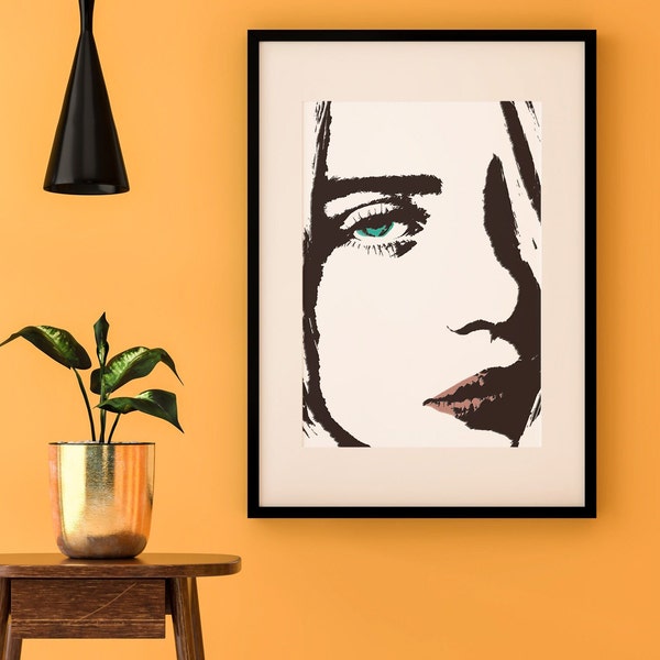 Billie Eilish Poster - Etsy