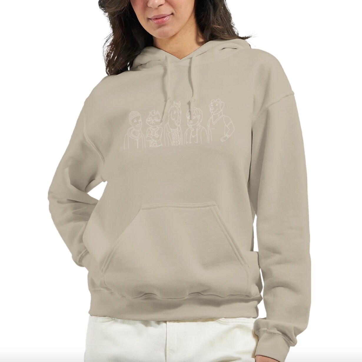 Bojack Horseman, Character Line Art Classic Unisex Hoodie - Etsy