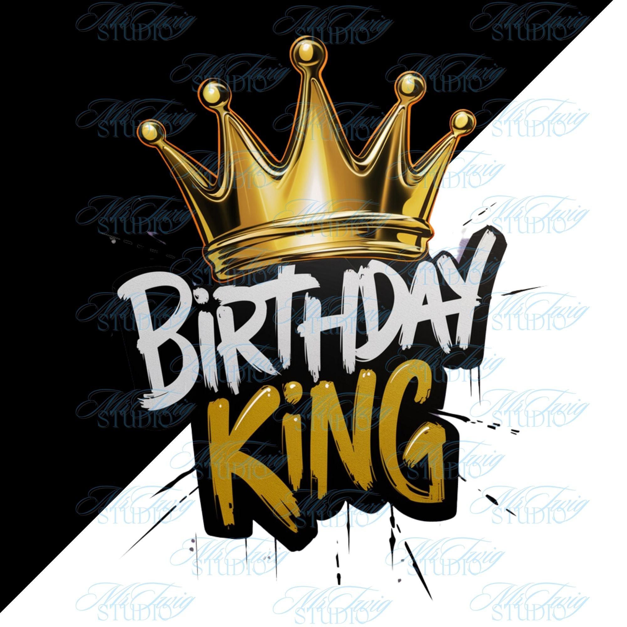 Birthday King Png, 5x Png Files, Birhtday Party PNG Instant Download ...