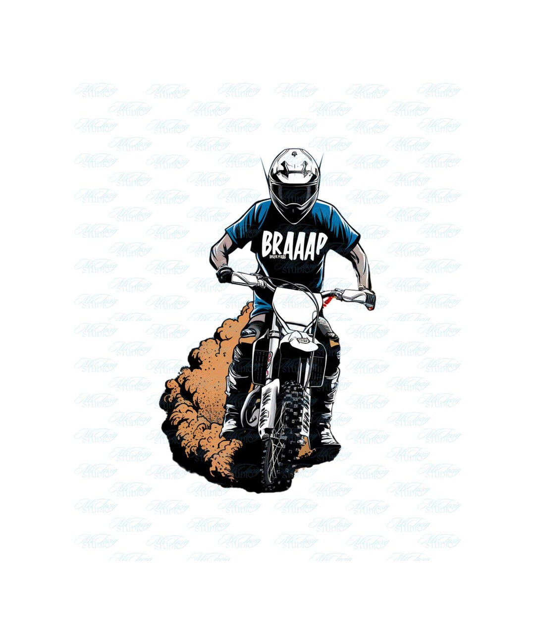 Braap Rider PNG - Motorcycle Dirt Bike Motocross Biker Graphic, Instant ...