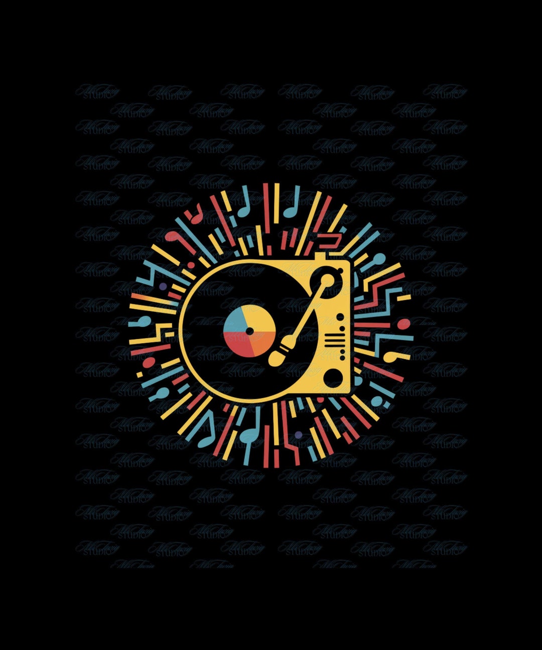 Vinyl Record Player PNG Clipart: Sublimation Design (digital Download ...