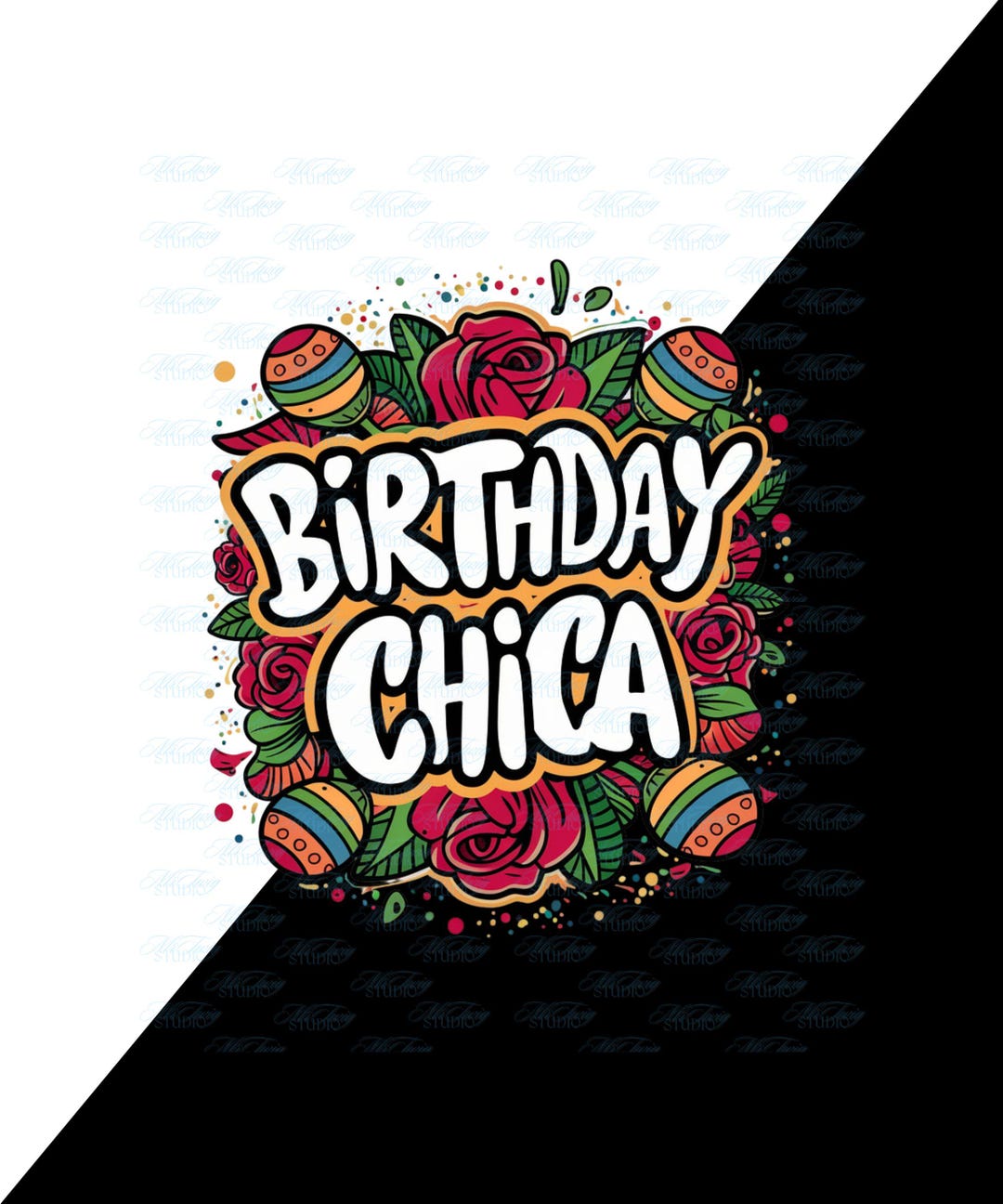 Birthday Chica Png, Happy Birthday PNG Sublimation Design - Fun ...