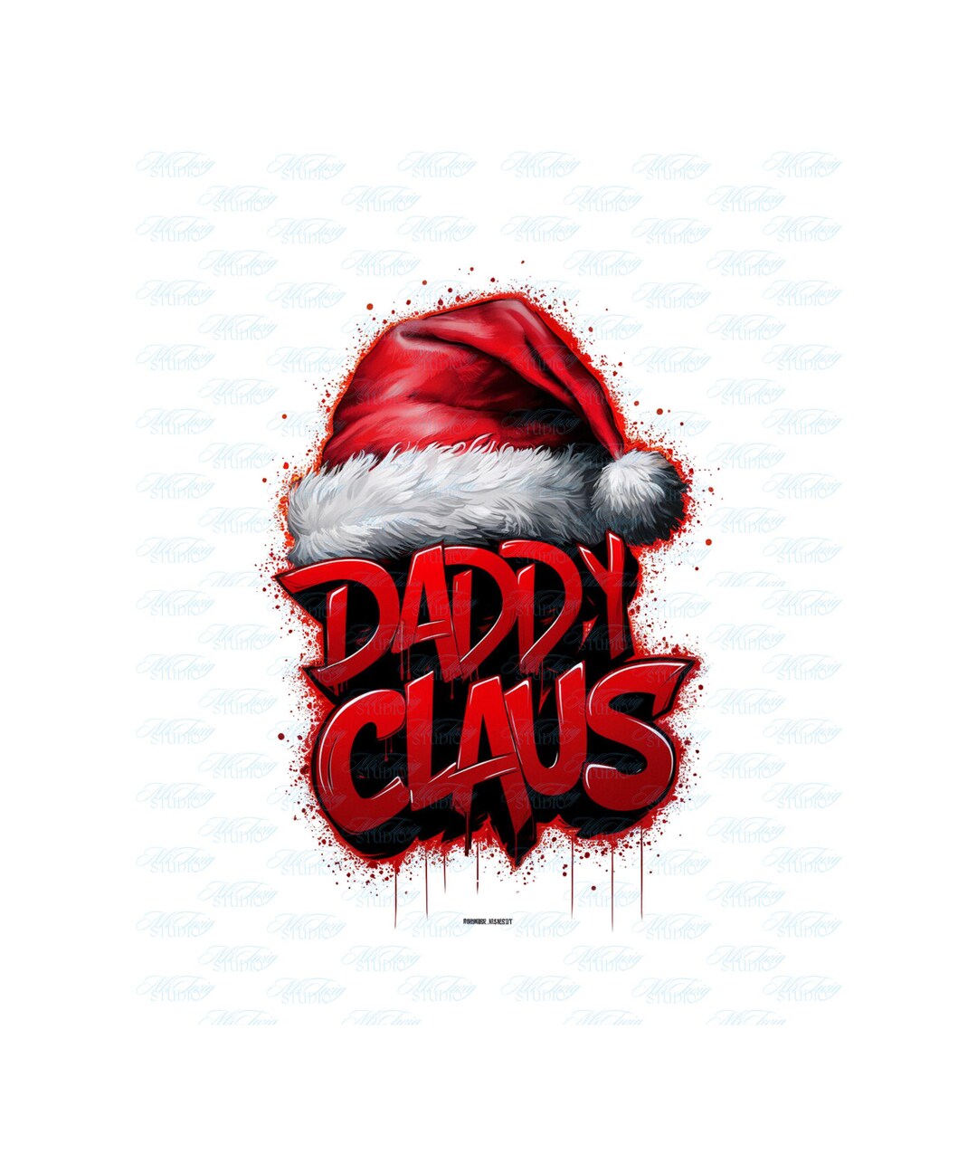 Daddy Claus PNG, Funny Christmas Dad Design for Holiday Shirts, Family ...