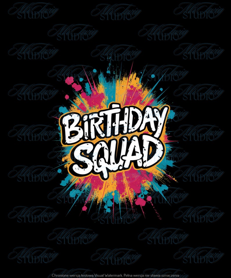 Birthday Squad PNG, Party Squad Instant Download, Party Girl & Boy ...