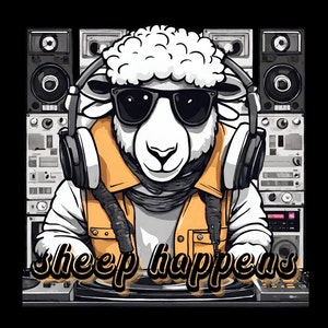 Sheep Happens Png Music Lovers Png Dj Party Png Sheep Lovers Png ...