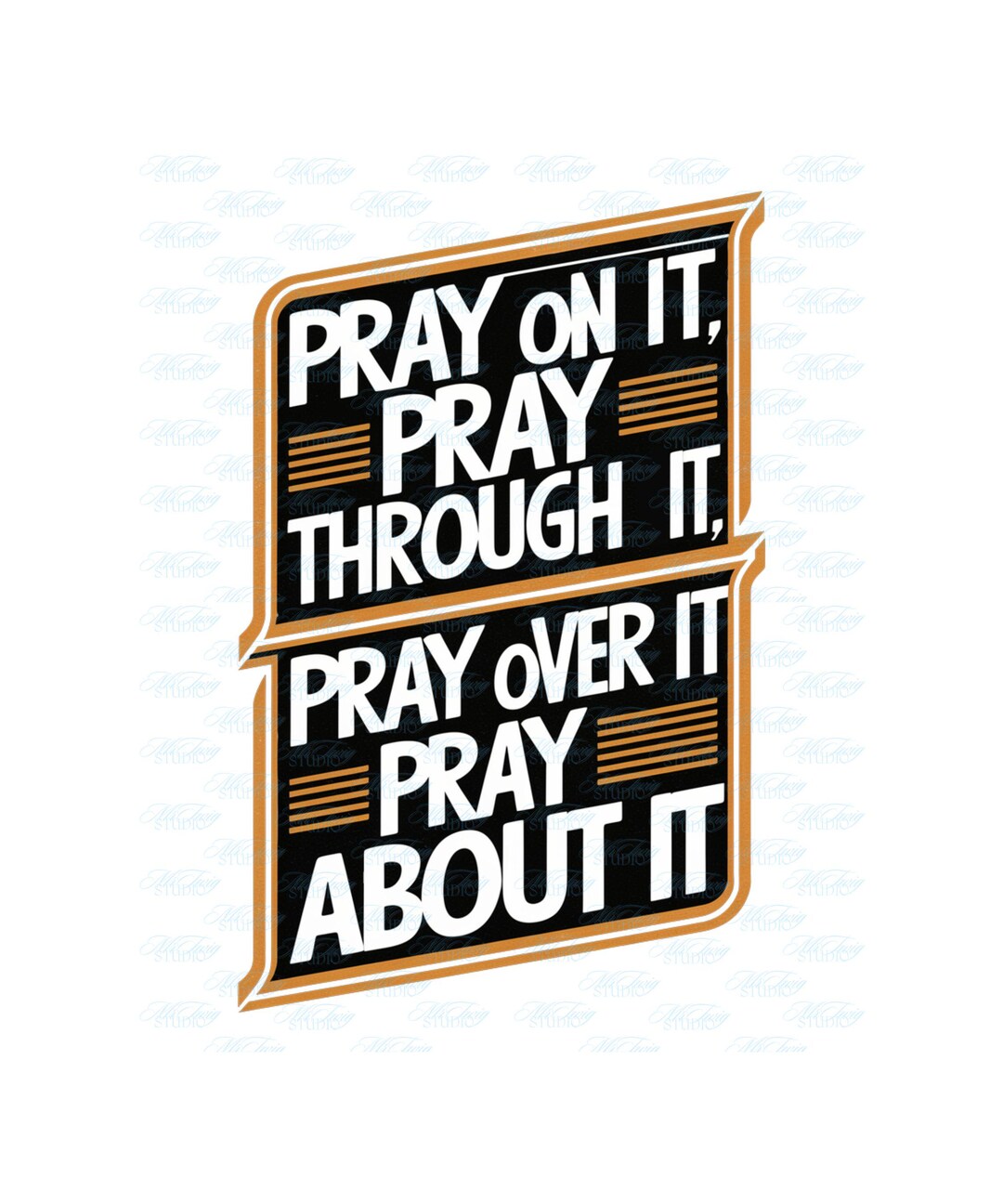 Pray on It PNG | Christian Prayer Graphic, Women's Scripture Art, Faith ...