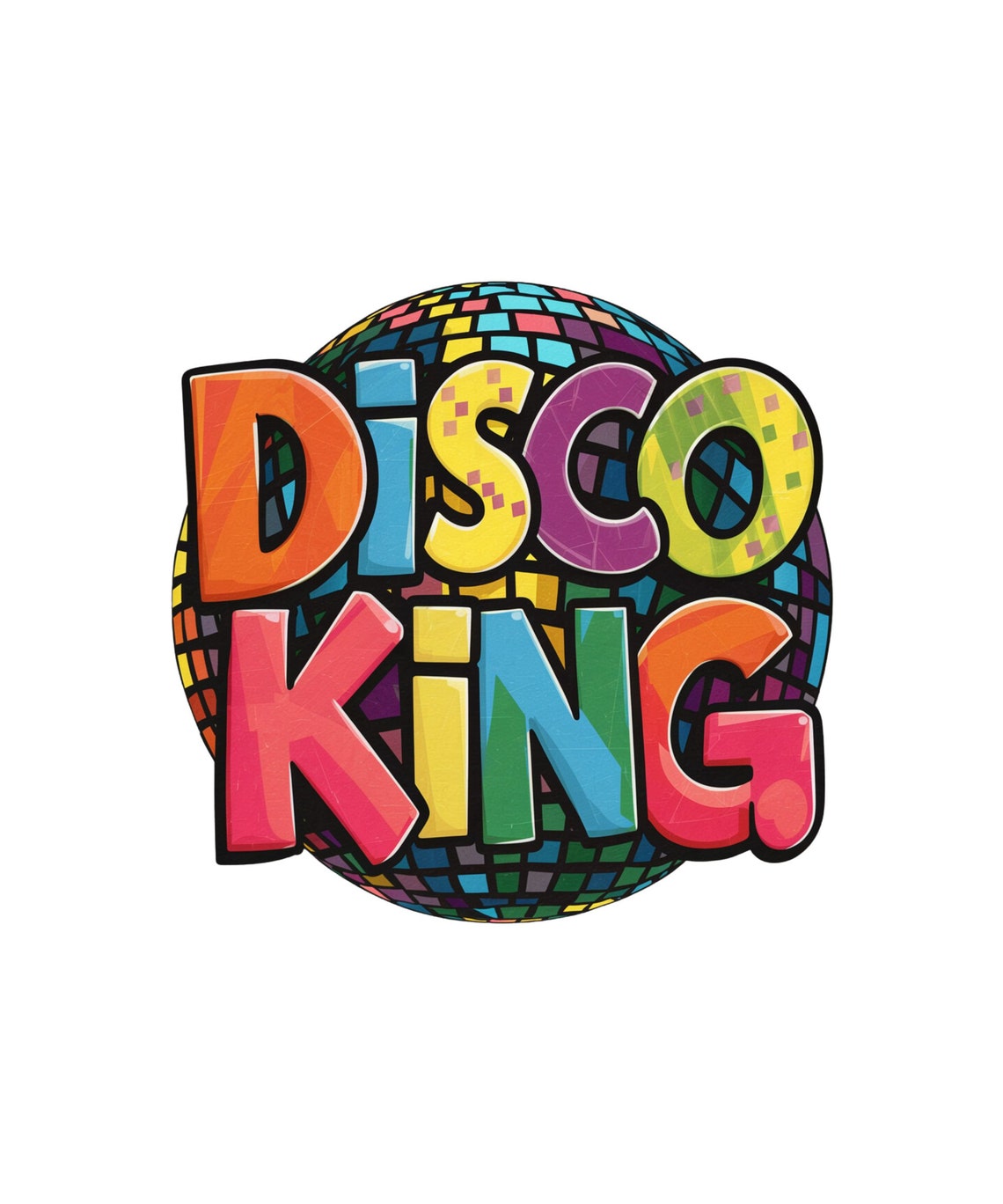 Disco King Png, Dope Party Png, King PNG, Birthday Party Png, Retro ...