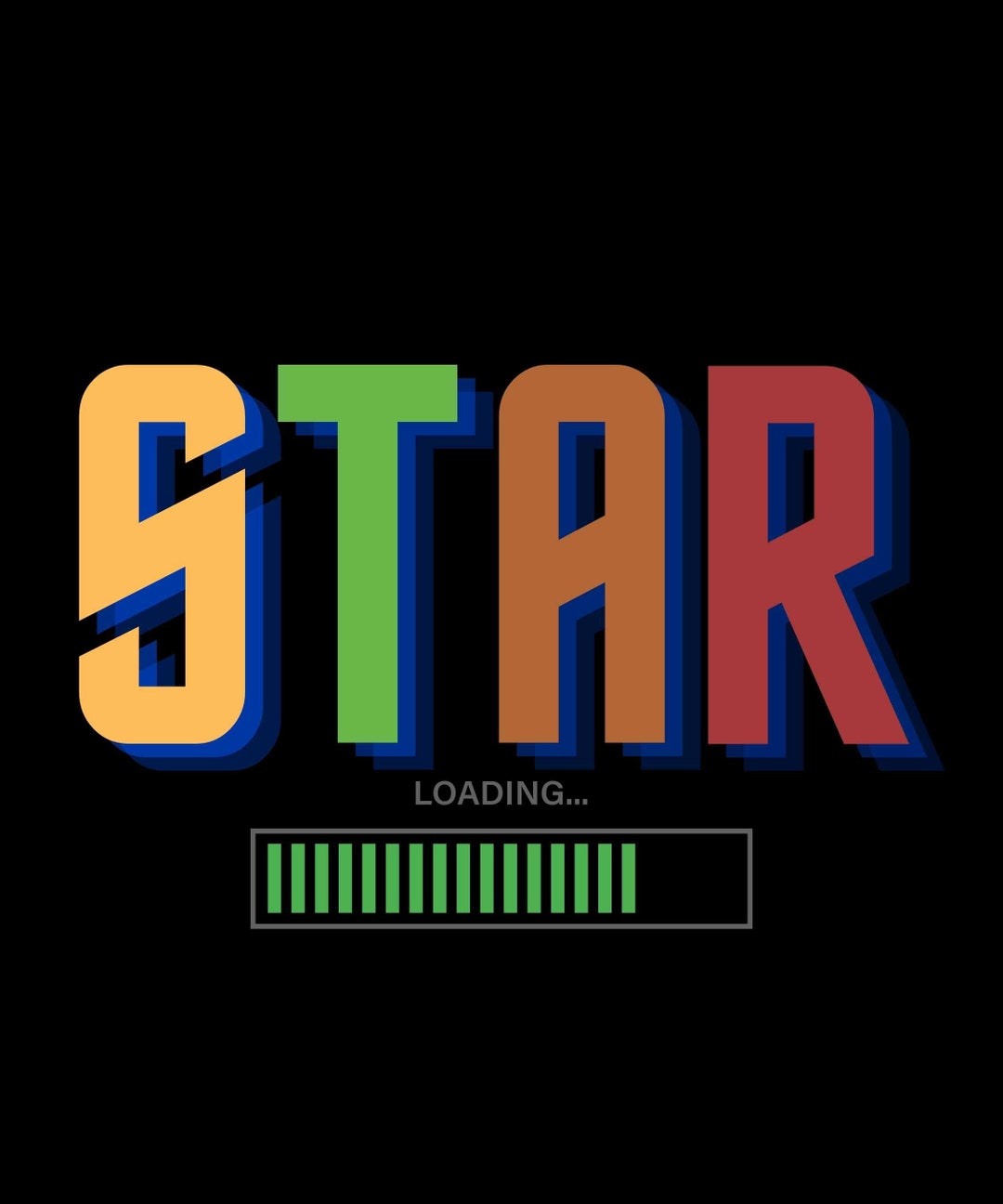 Star Loading PNG Instant Download Sublimation Graphic PNG - Etsy