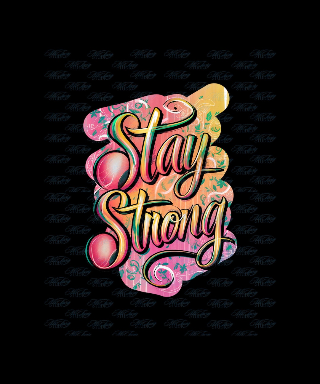 Stay Strong PNG: Motivational Sublimation Design (digital Download) - Etsy