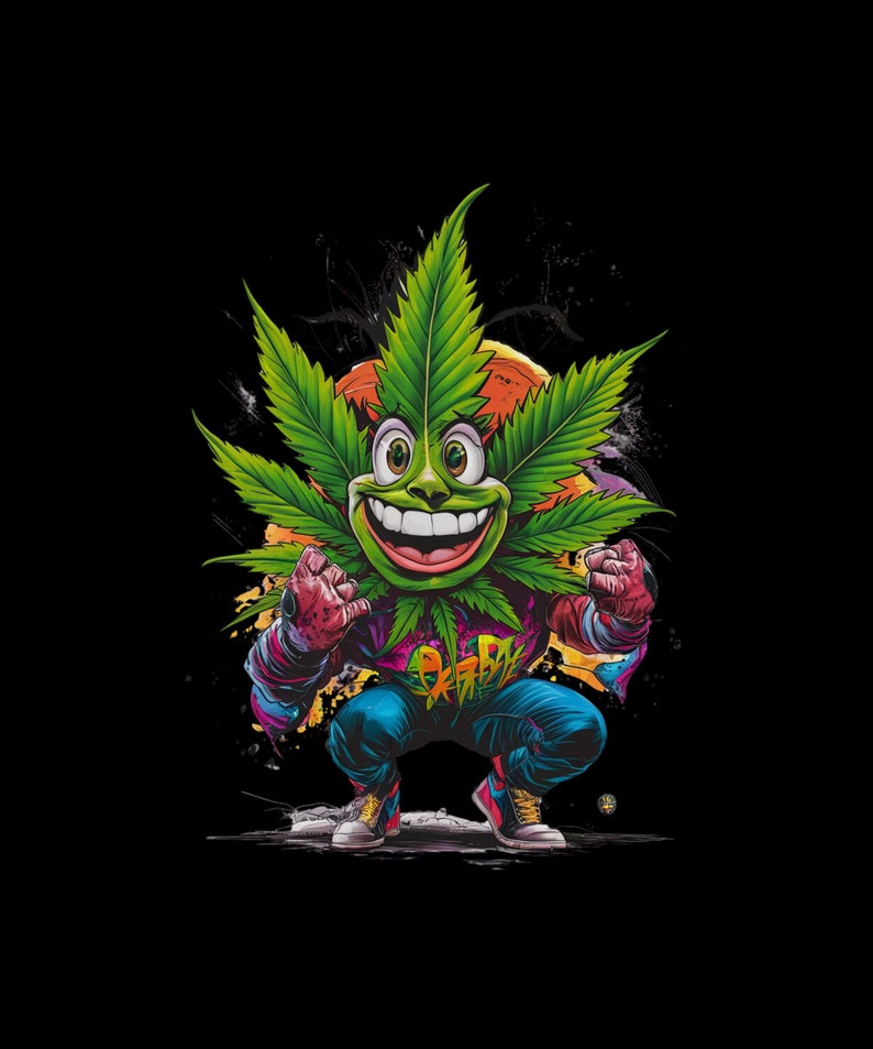 Strong Happy Marijuana Leaf Png, 420 Cannabis Graphic, Weed Leaf ...
