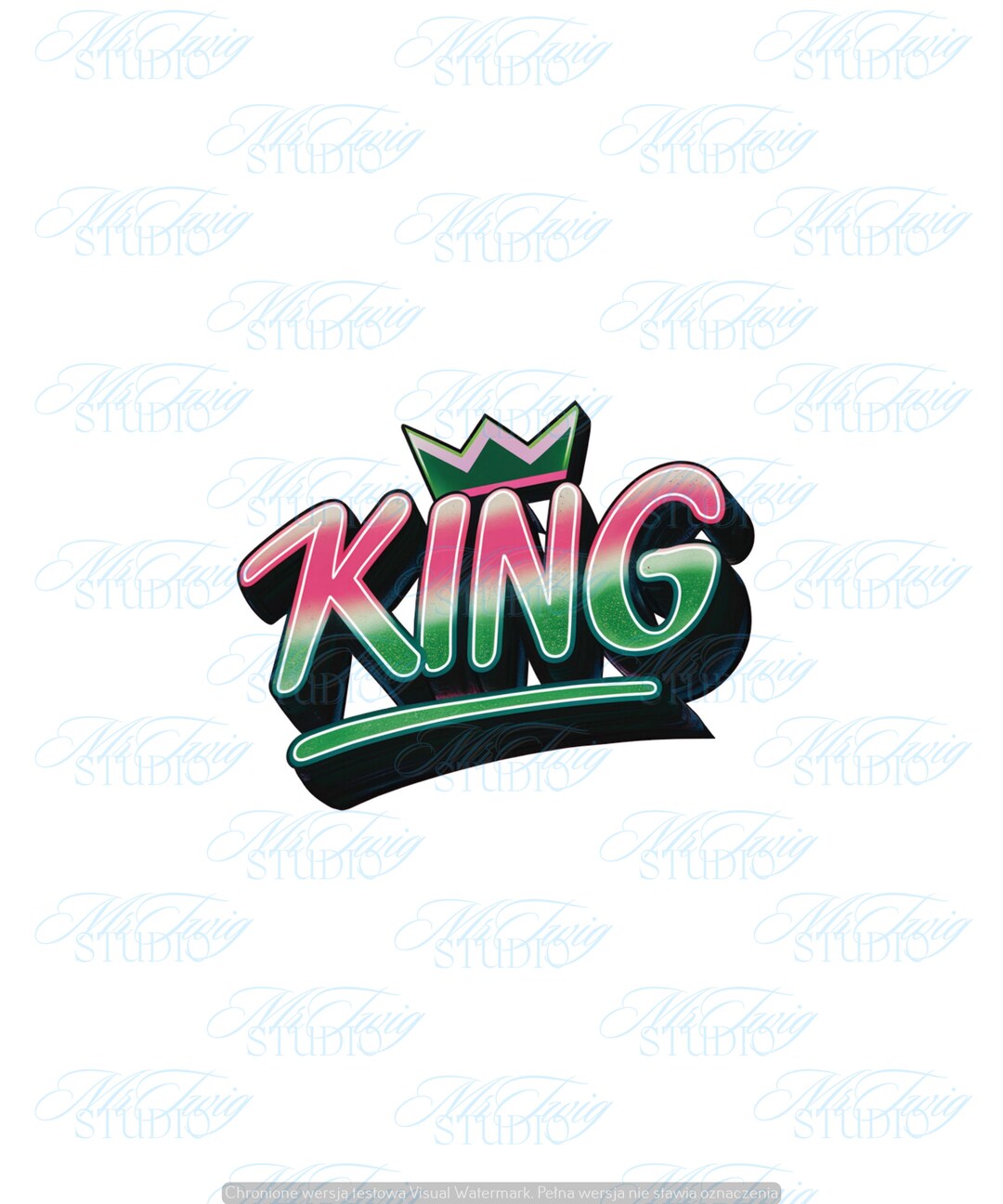 King Png, Dope Png, King Neon 2 PNG, Birhday Party PNG Instant Download ...