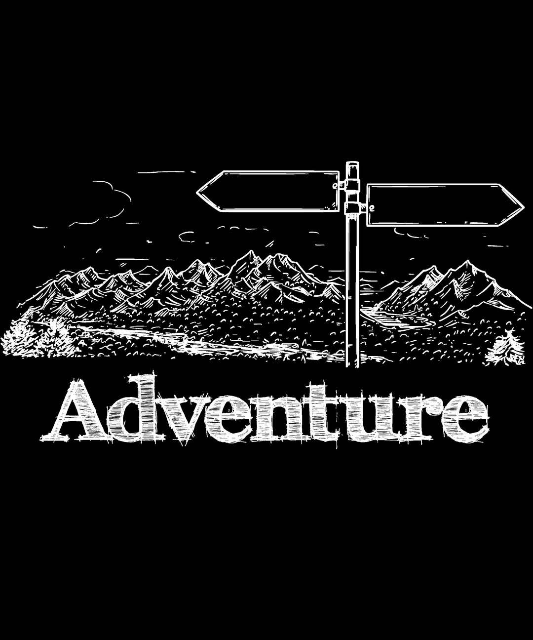 Adventure PNG Mountains Hiking Camping Graphic - Instant Download ...