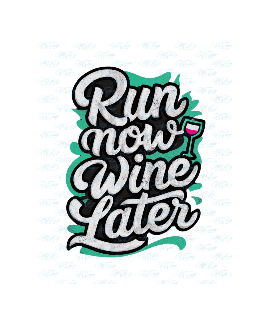 Run Now Wine Later Clipart: Fitness Quote PNG (instant Download) - Etsy