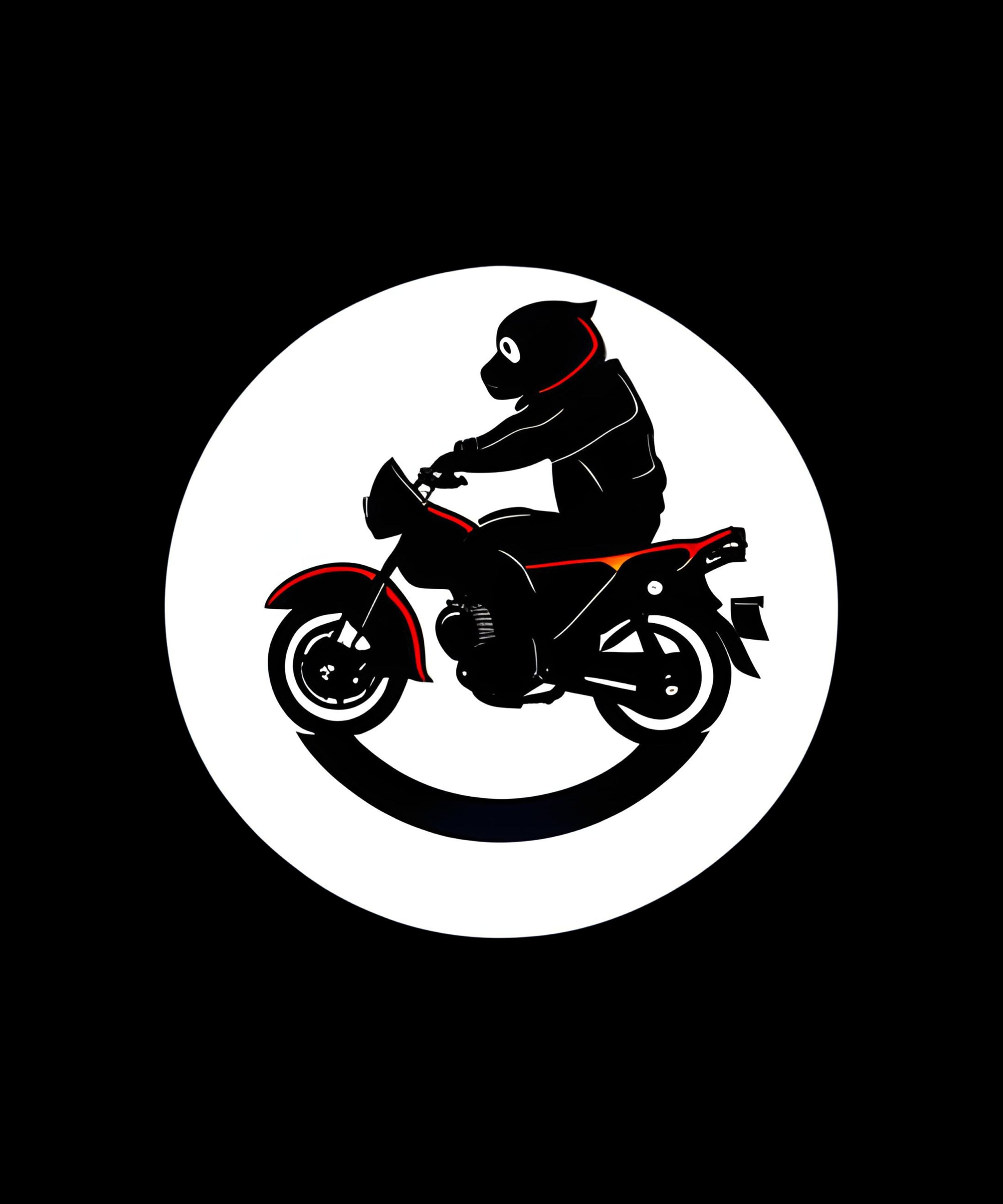 Moto Panda PNG, Motorcycle Rider PNG Funny Panda PNG Instant Download ...