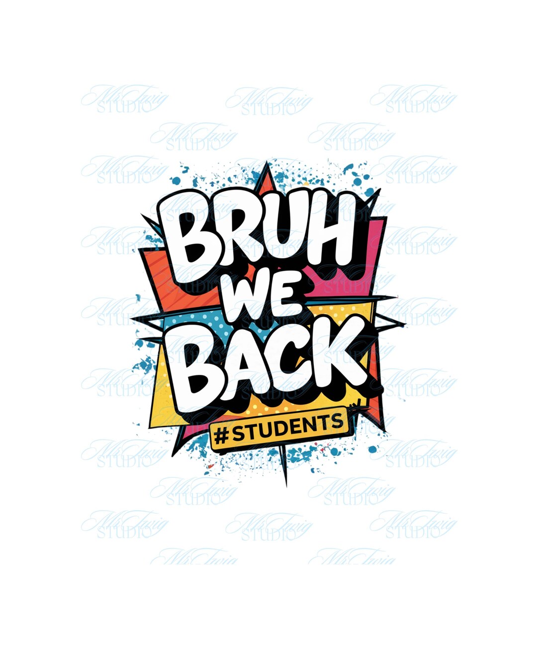 Bruh We Back Students Png, First Day of School PNG, Bruh Student Png ...