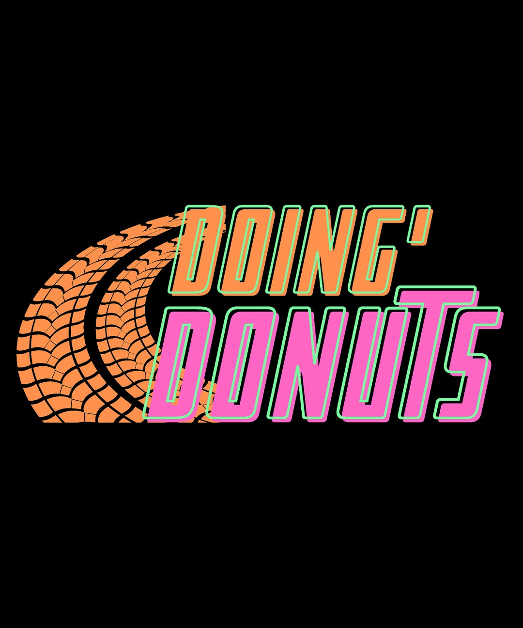 Doing' Donuts PNG Drifting Race Fast Car Drift Bumper Sticker Instant ...
