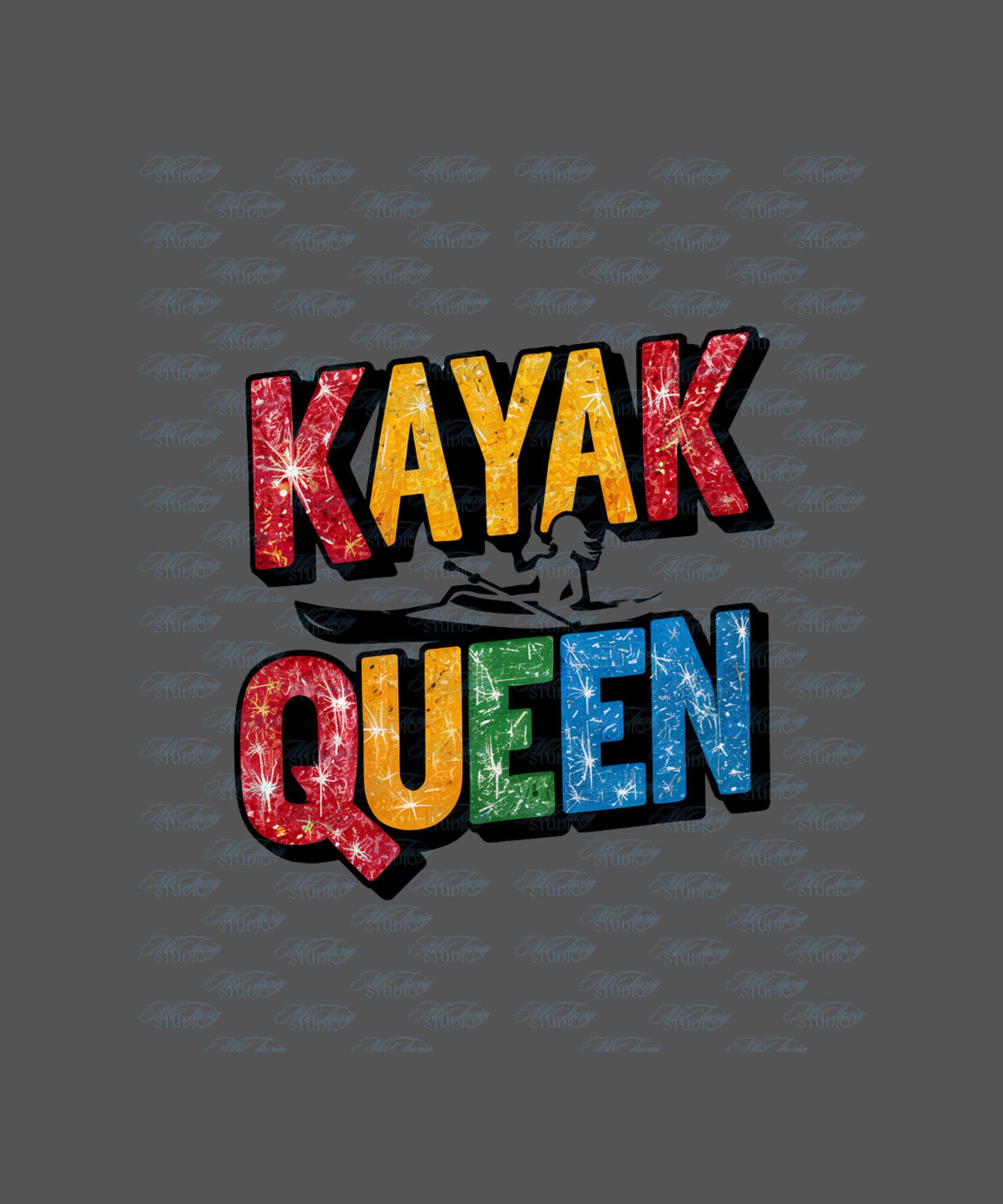 Kayak Queen PNG | Kayak Life Sublimation Design Download | Western ...