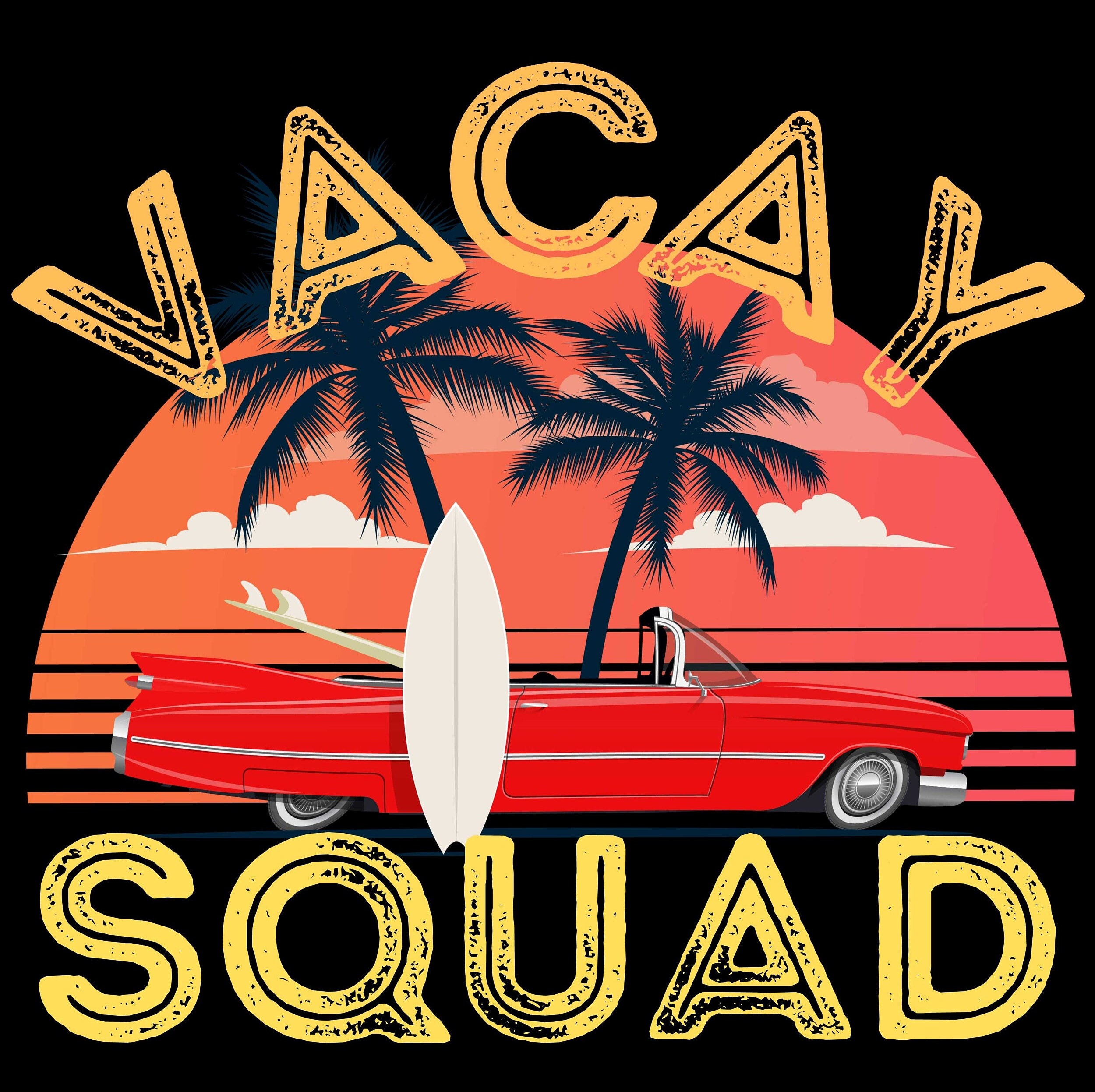 Vacay Squad PNG Summer Vibes Png Vacation Png Instant Download - Etsy