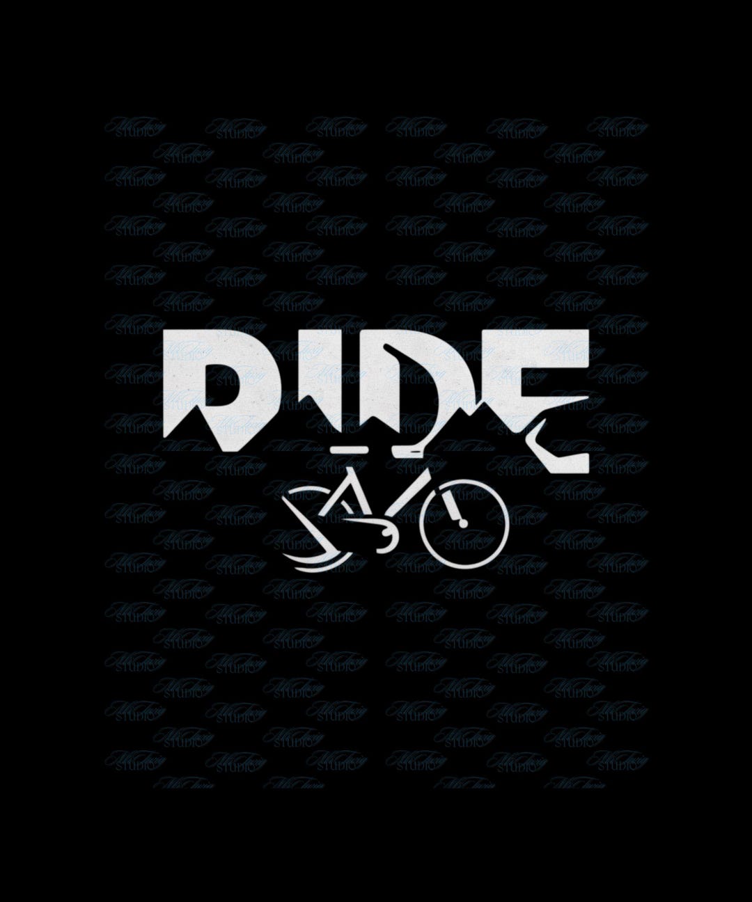 Ride PNG - MTB Rider Design, Instant Download Sublimation Graphic for ...
